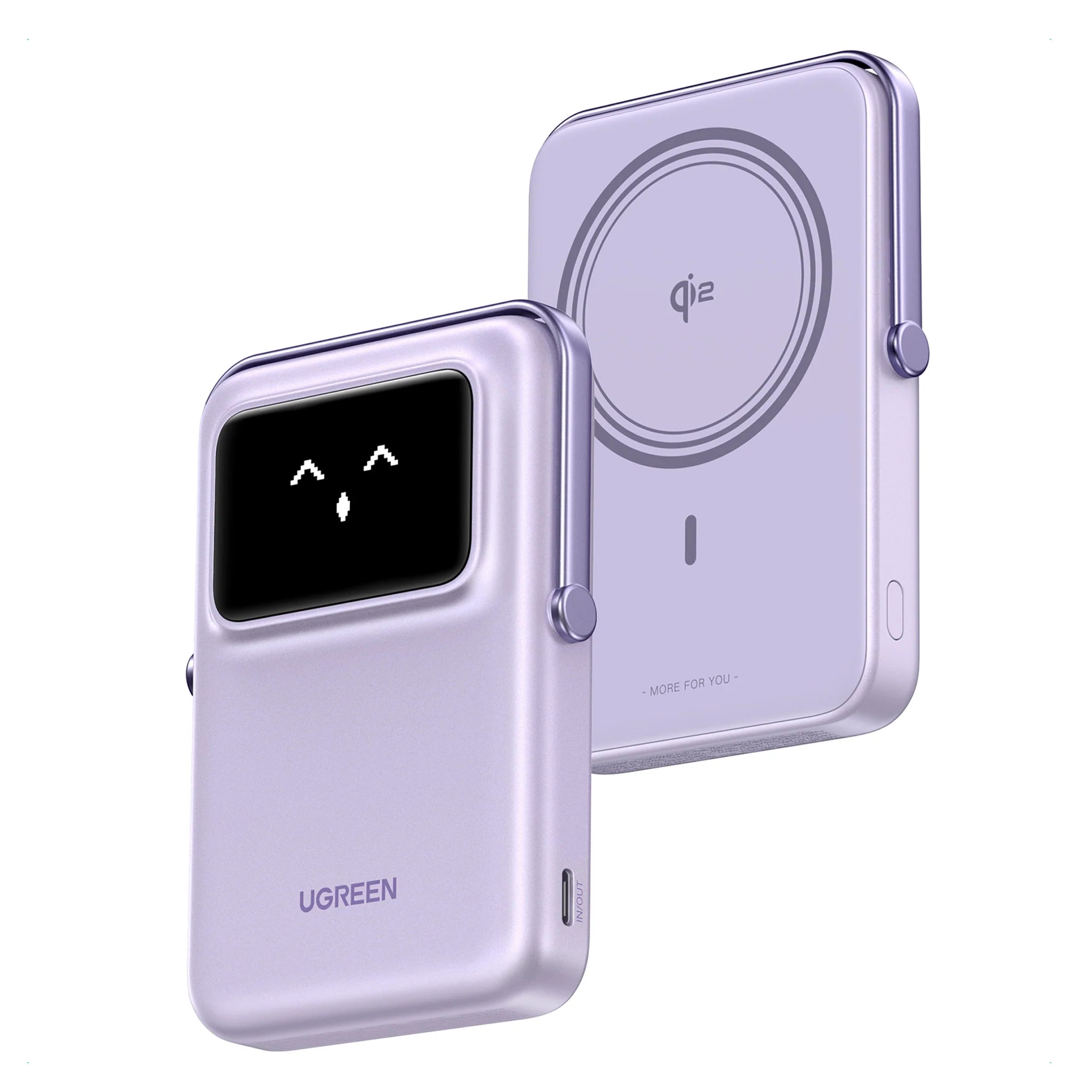 UGREEN Uno 10000mAhPD-20W Magnetic Wireless Power Bank Purple PB764 ...
